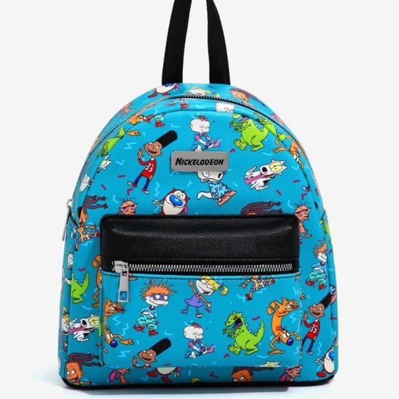 Nickelodeon | Bags | Nickelodeon 9s Cartoons Mini Backpack | Poshmark